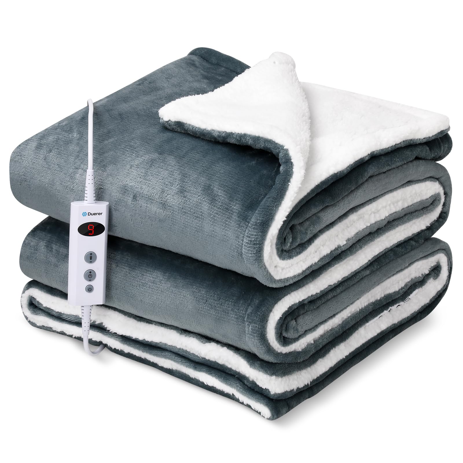 1 x RAW Customer Returns Duerer Electric Heated Blanket Queen Size 180 ...