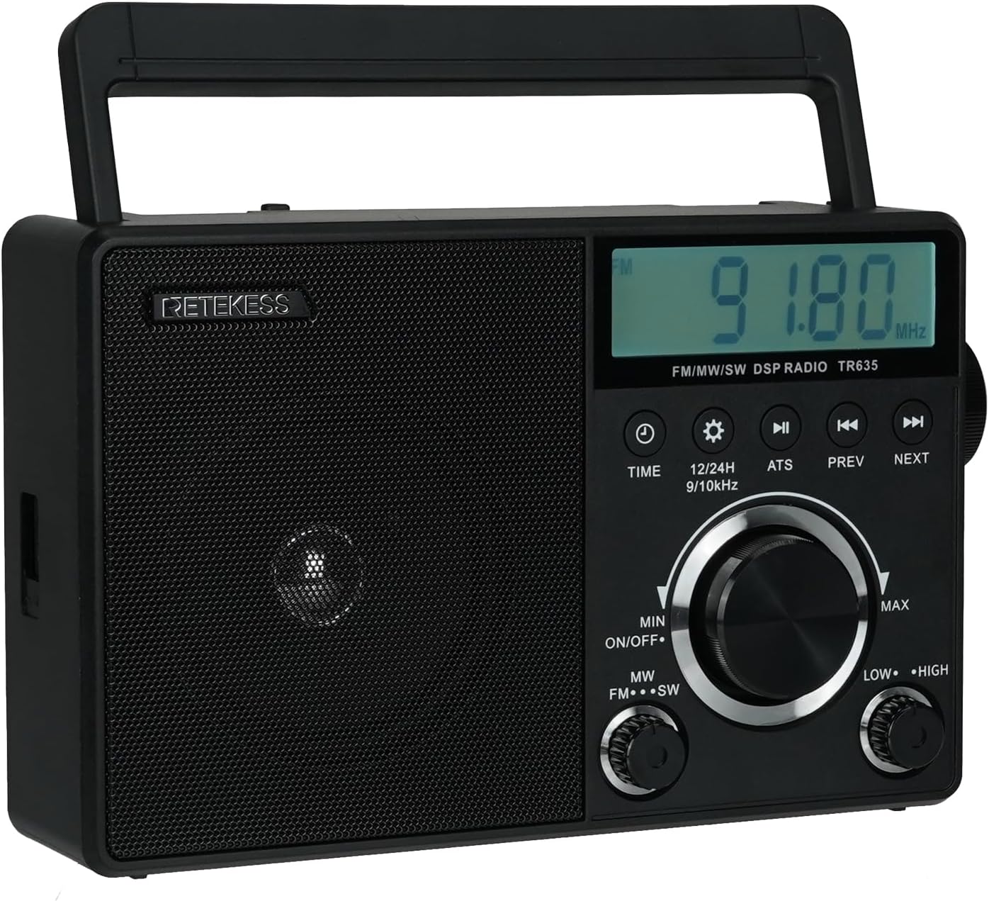 Amazon.com: Digital AM FM Shortwave Radio with Best Reception,4000mAh ...