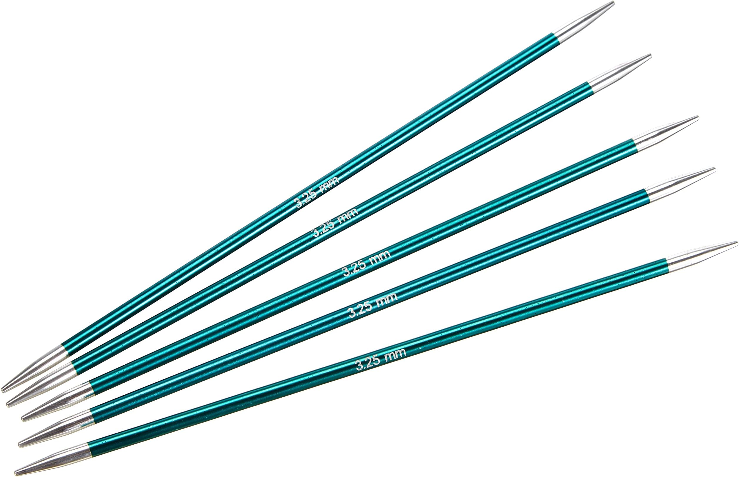 Knit Pro KP47006 Zing: Double Ended Knitting Pins: 15cm x 3.25mm, Green ...