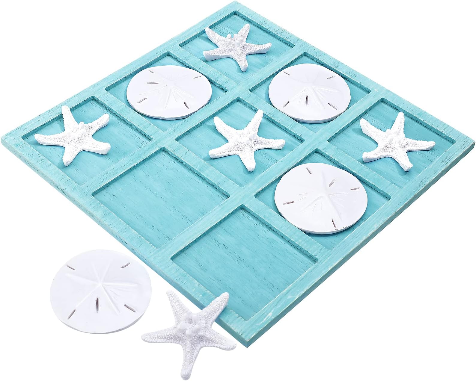 Amazon.com: Midwest CBK Decorative Sea Shell Tic-Tac-Toe Game Set with ...