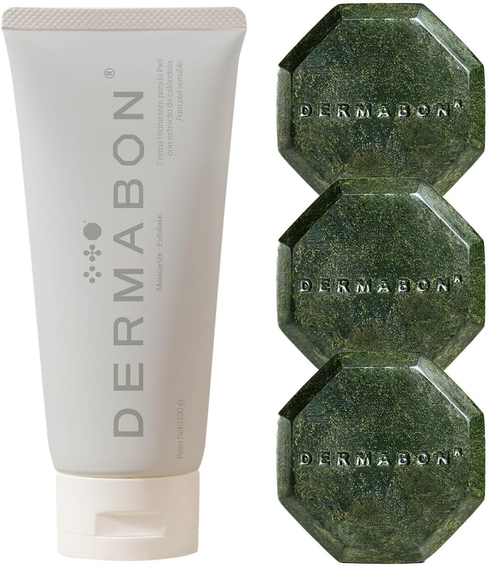 Amazon.com: Dermabon Paquete de barra de jabón de crema para dermatitis ...