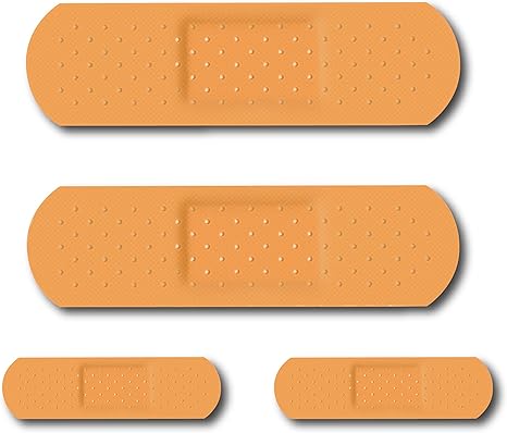 Amazon.com: Decals by Haley 4 Pack Vehicle Bandage Stickers for Cars ...