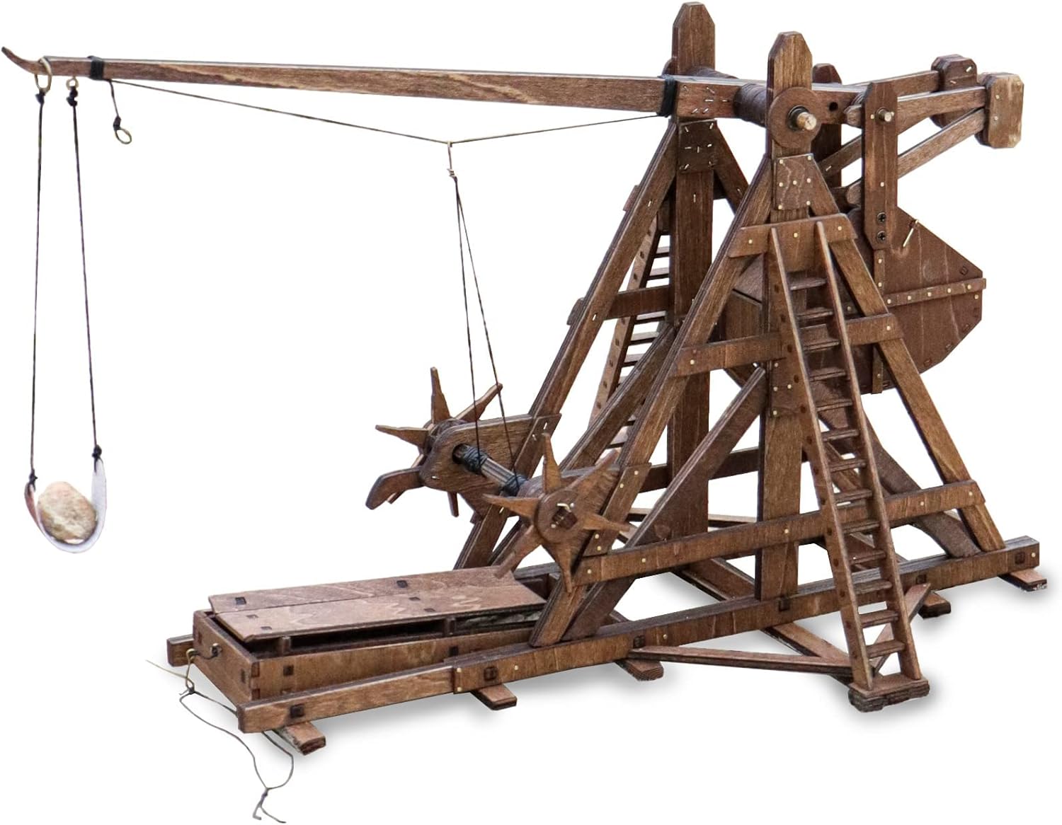 Amazon.com: YAQUMW The Mini Counterweight Trebuchet Europe Medieval ...