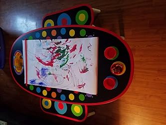 Amazon.com: ALEX Toys Super Art Table with Paper Roll Kids Art Supplies ...