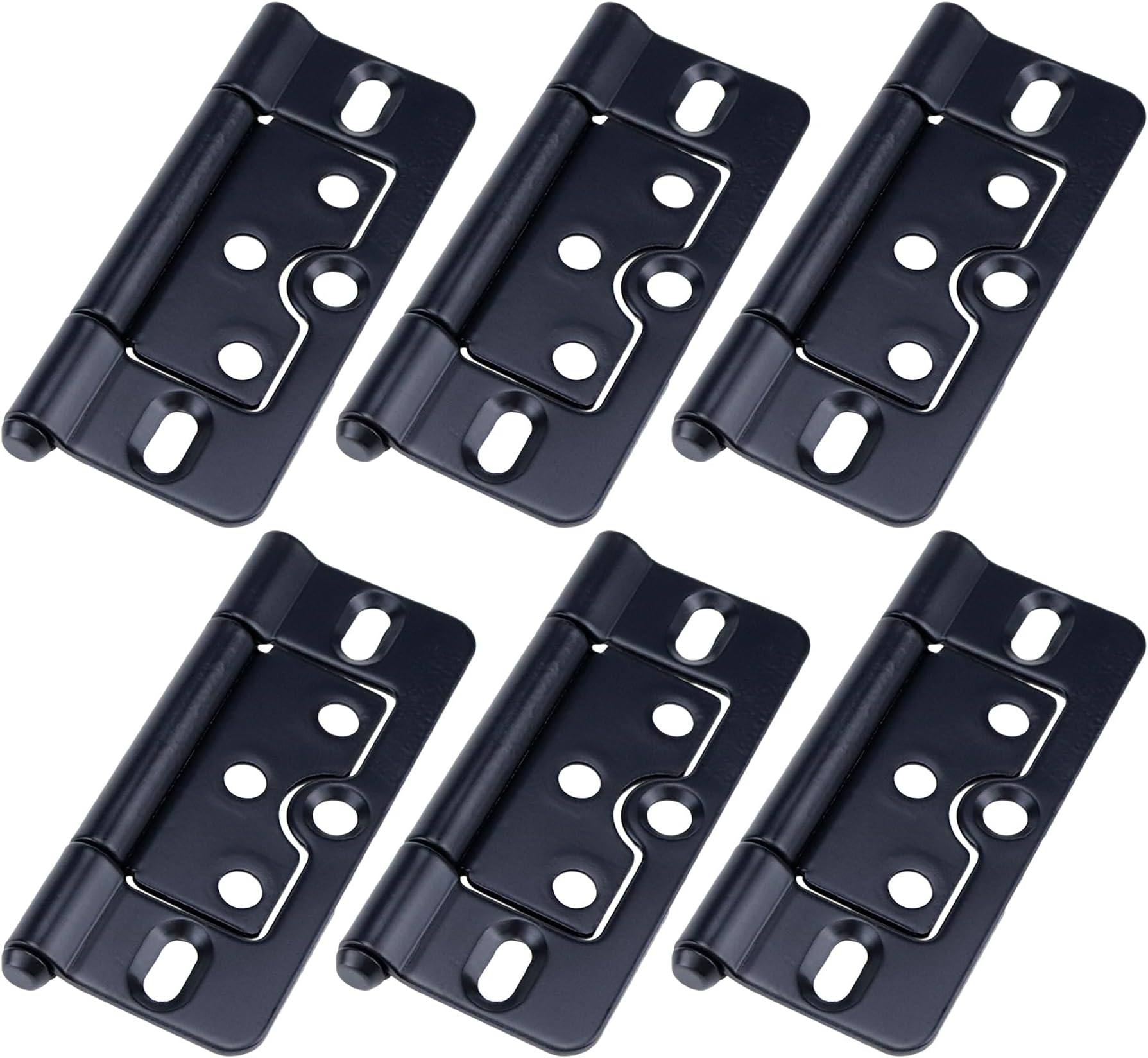 Cabinet Hinges Mcredy Non-Mortise Door Hinges 3 Inch Removable White ...