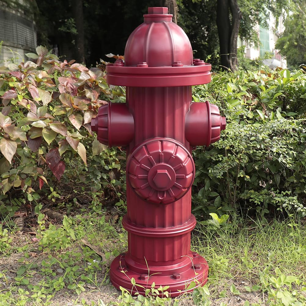Amazon.com : Chambtalie Dog Fire Hydrant Pee Post Statue with 4 Stakes ...