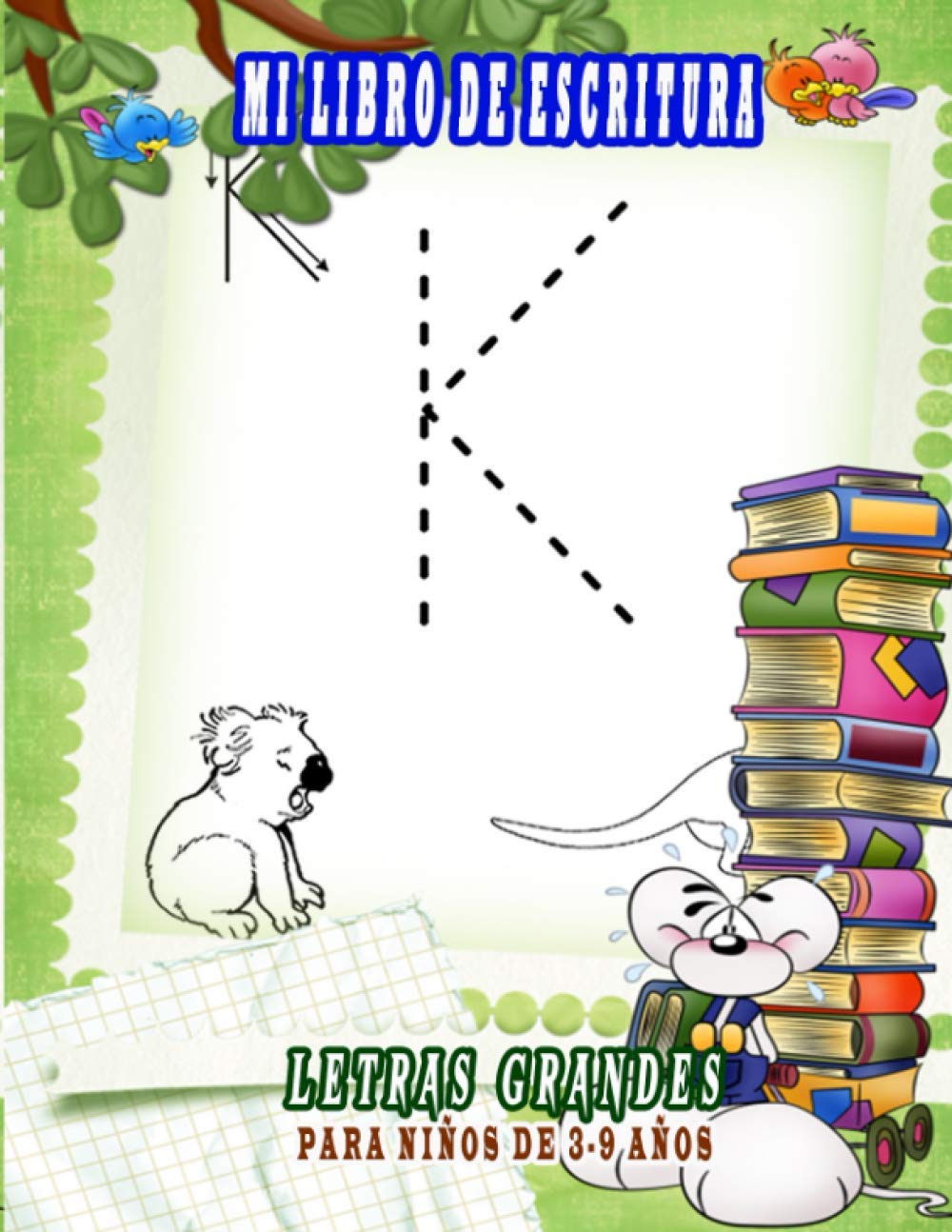 Buy Mi Libro De Escritura Letras Grandes Para Niños de 3-9 años ...