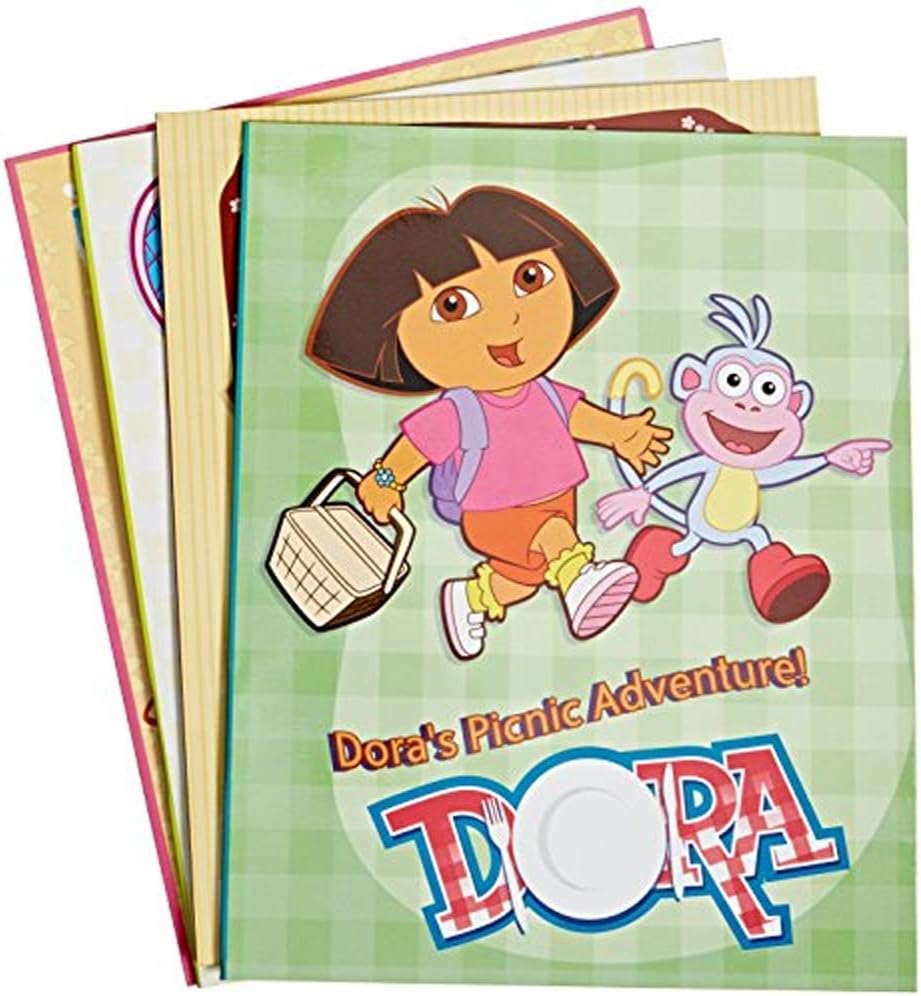 Amazon.com : Dora the Explorer Pocket Folders - Set of 4 : Stationery ...