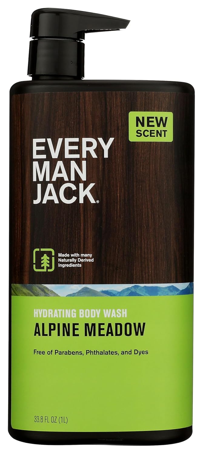 Amazon.com: Every Man Jack Alpine Meadow Body Wash, 33.8 Fl Oz : Beauty ...
