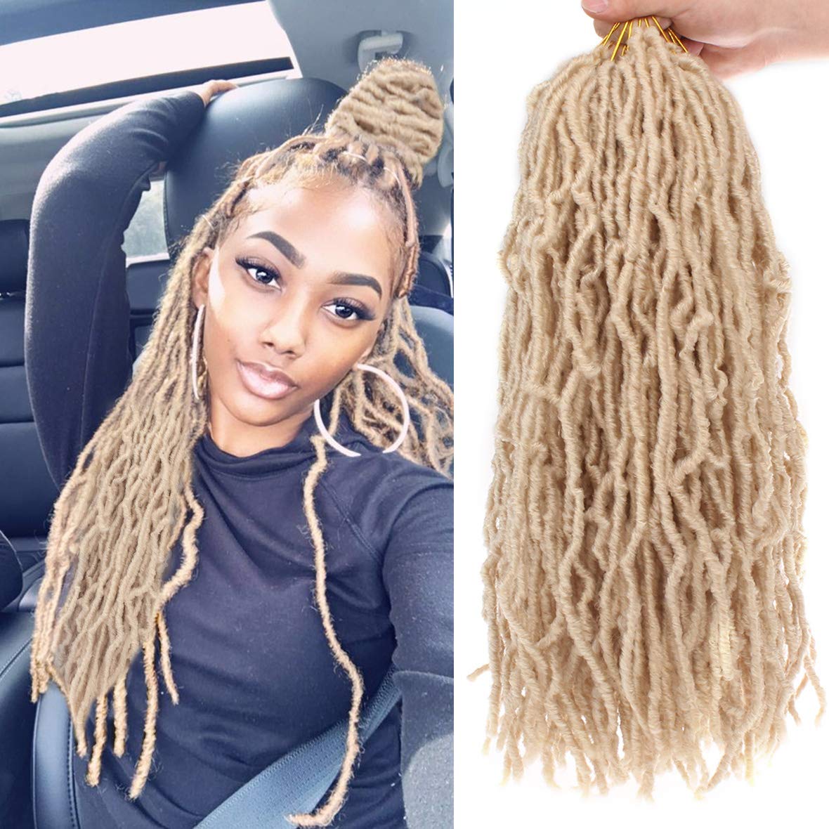 Xtrend 6 Packs 24 Inch Blond New Faux Locks Crochet | Desertcart INDIA
