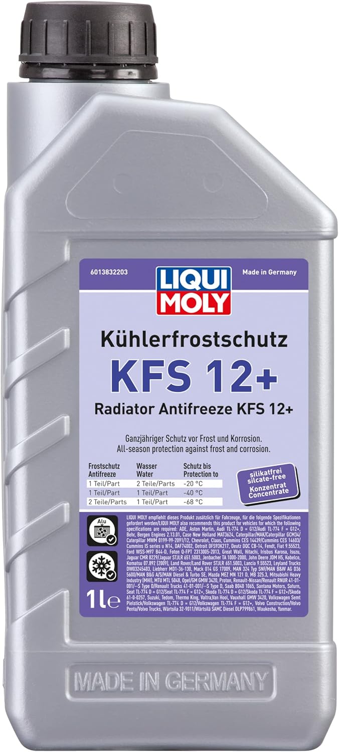 Liqui Moly Kühlerfrostschutz KFS 12+ 21145 1l : Amazon.es: Coche y moto