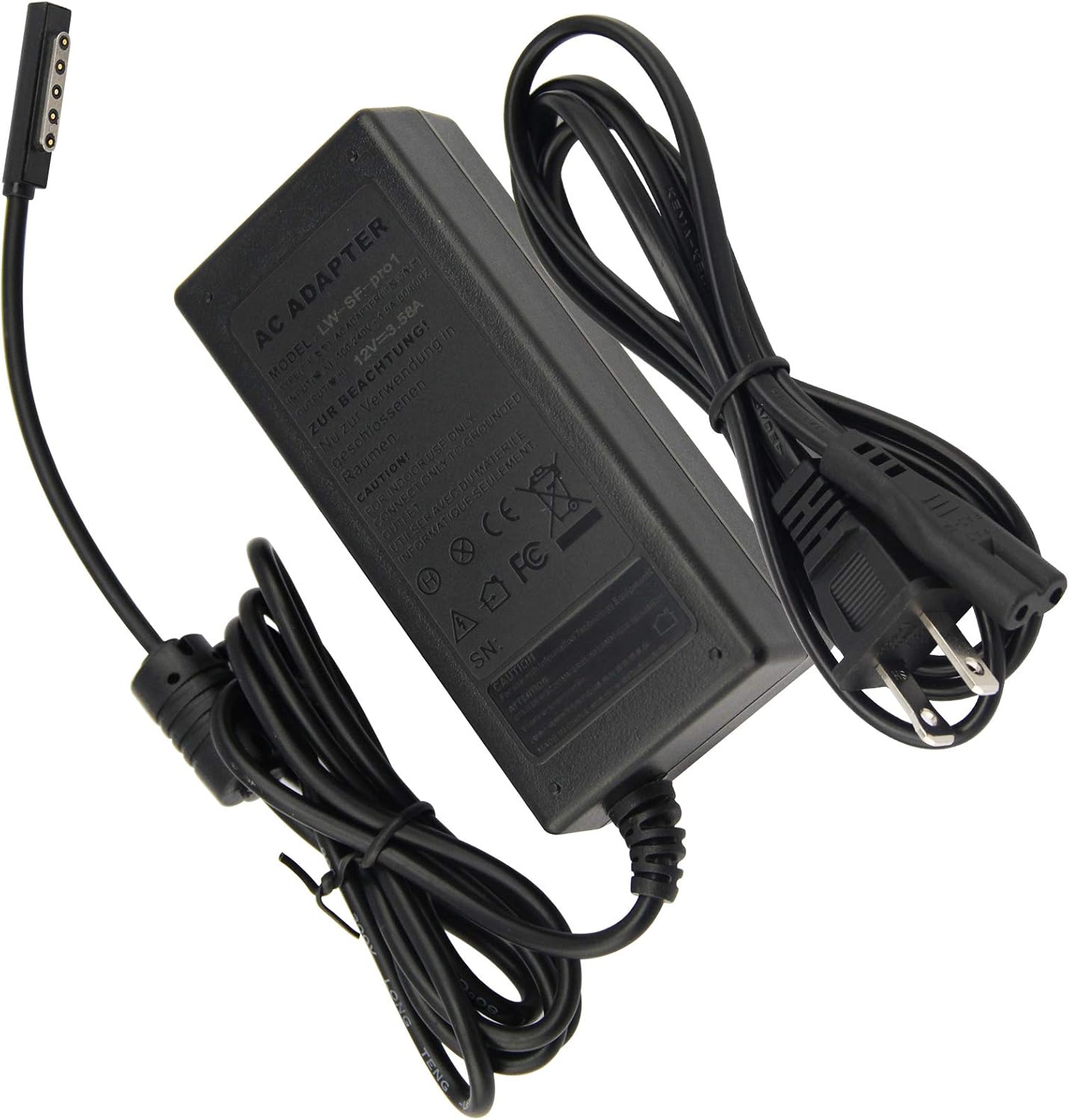 Amazon.com: Surface Pro 1 Pro 2 Pro RT Charger, Surface Power Supply ...