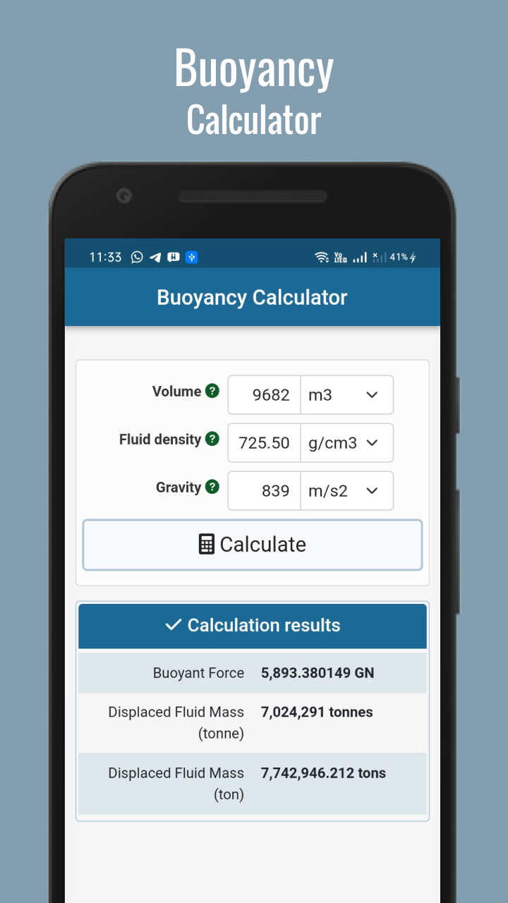 Buoyancy Calculator:Amazon.co.jp:Appstore for Android