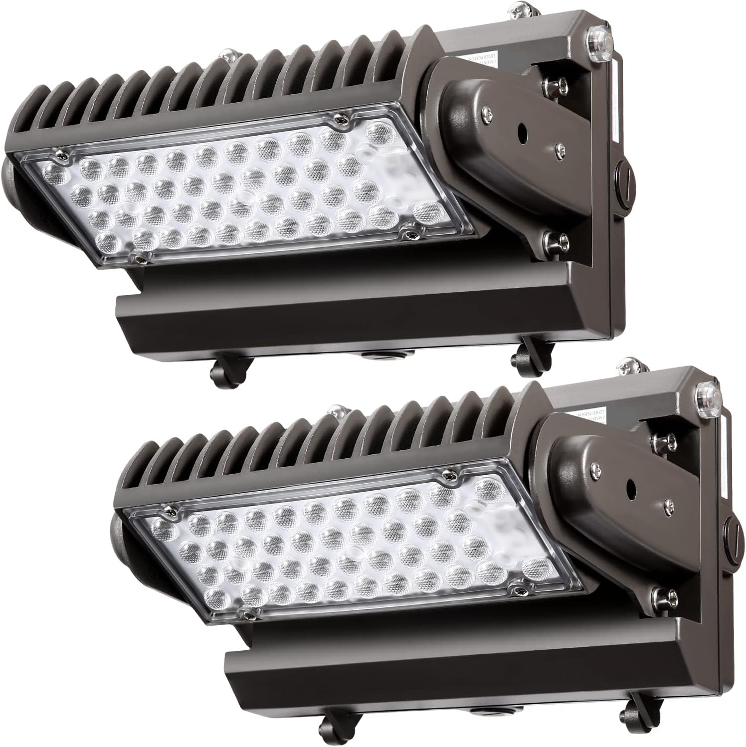 Dusk to Dawn 80W Rotatable LED Wall Pack Light, 5000K 11200LM 400-600W ...