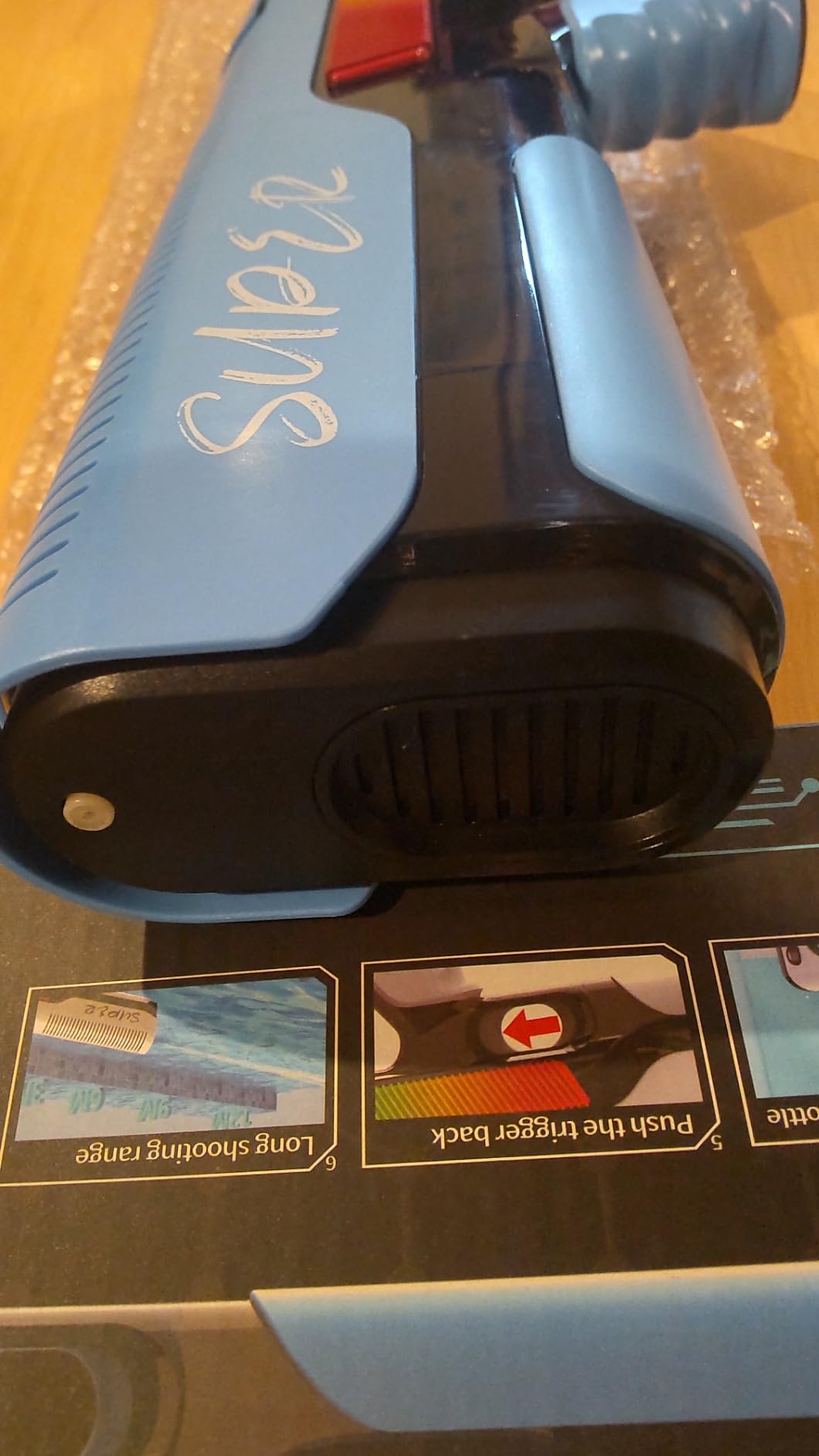 Amazon | 水鉄砲 電動 EagleStone 電動ウォーターガン 電動水鉄砲 おもちゃ 水遊び 玩具 ウォーターガン 自動給水 10m超強力飛距離 連発出水 大容量貯水 280ML貯水 ...