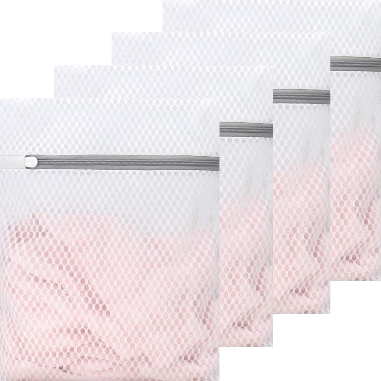 Amazon.com: LMJIA 4 Pack Mesh Laundry Bags, Bra Washing Bags, Durable ...