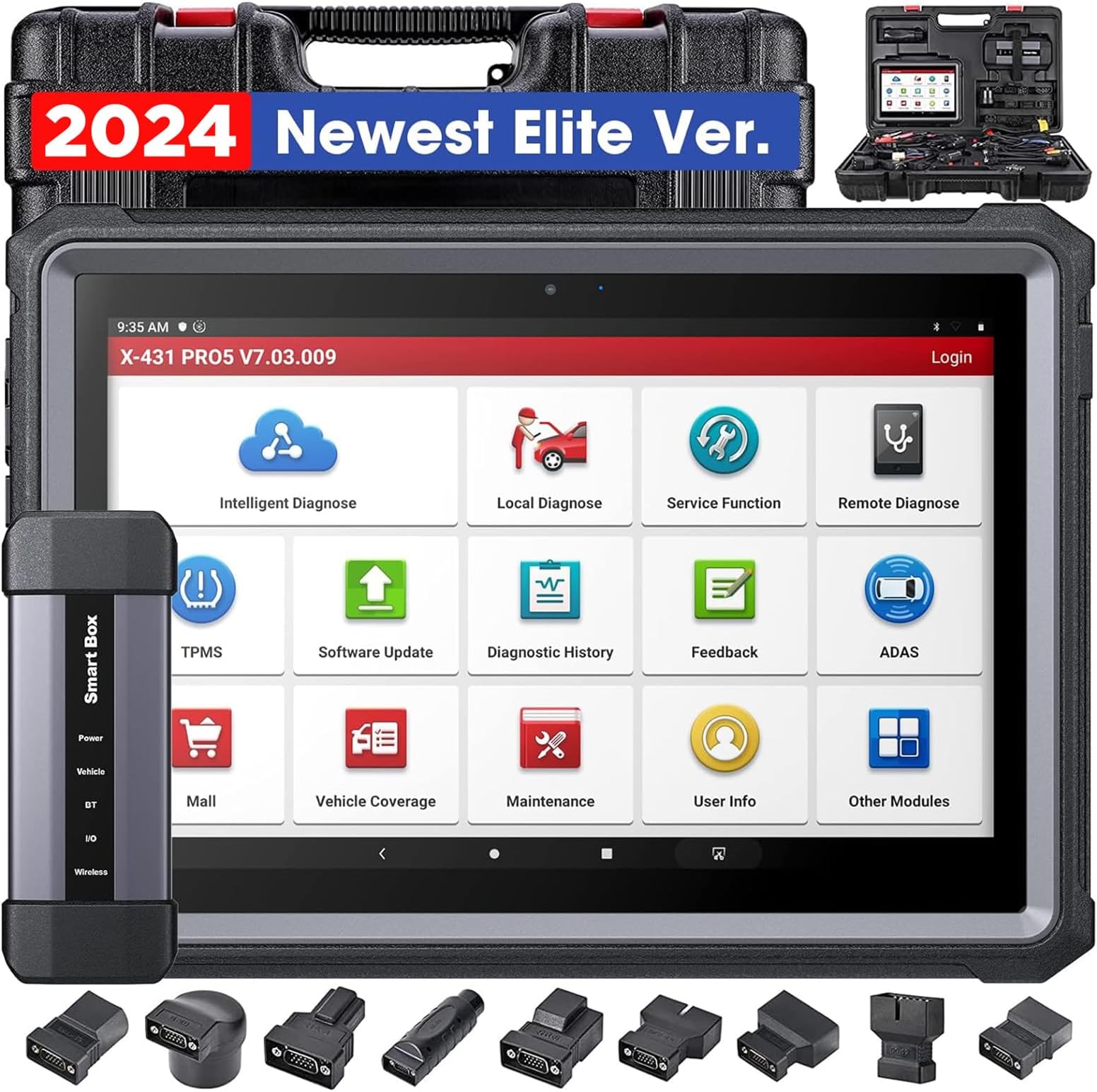 Amazon.com: LAUNCH X431 PAD VII, 2024 ECU Reprogramming Tool, Online Coding, Topology Map ...