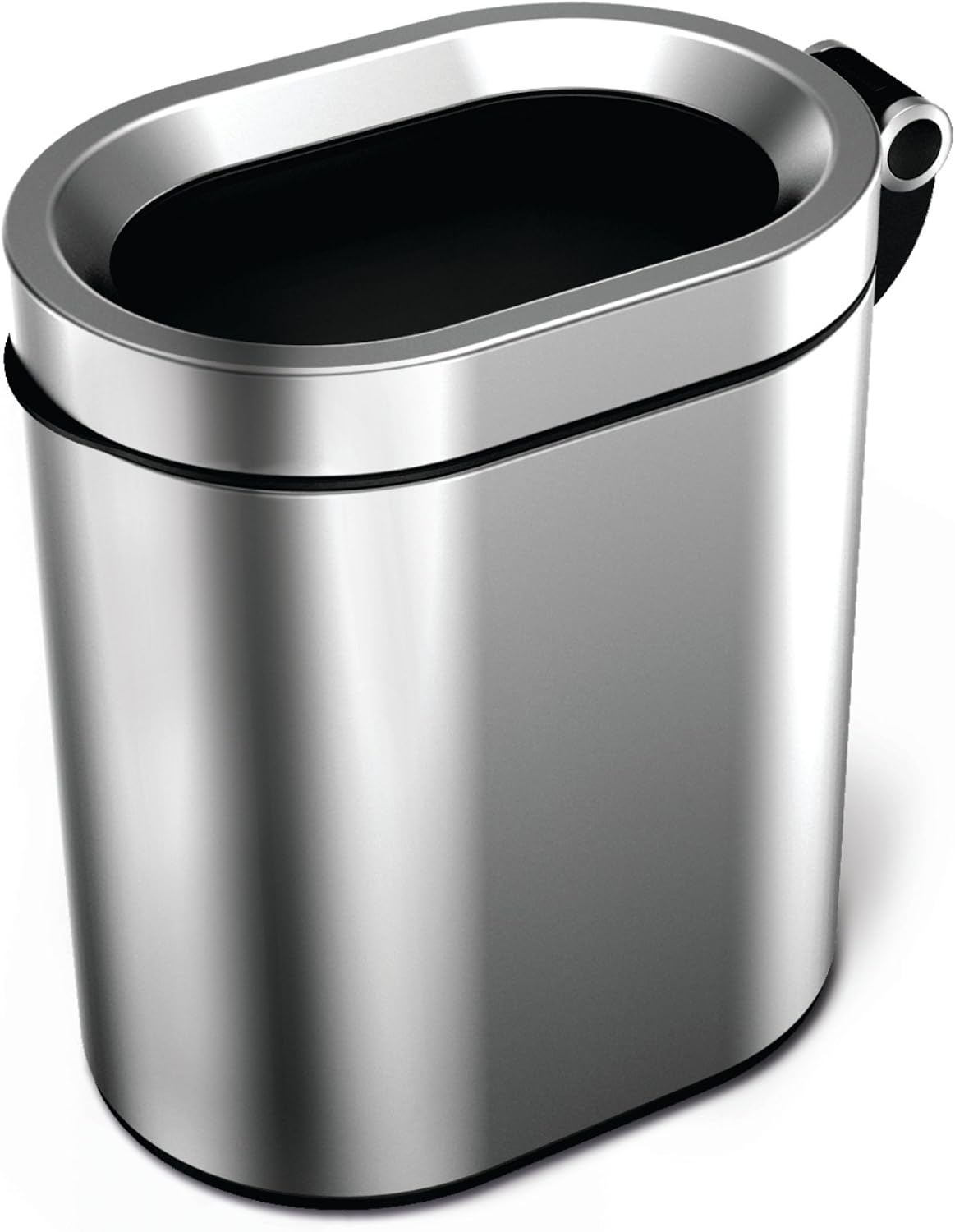 Amazon.com: simplehuman 8-Liter/ 2-Gallon Oval Open Can, Chrome : Home ...