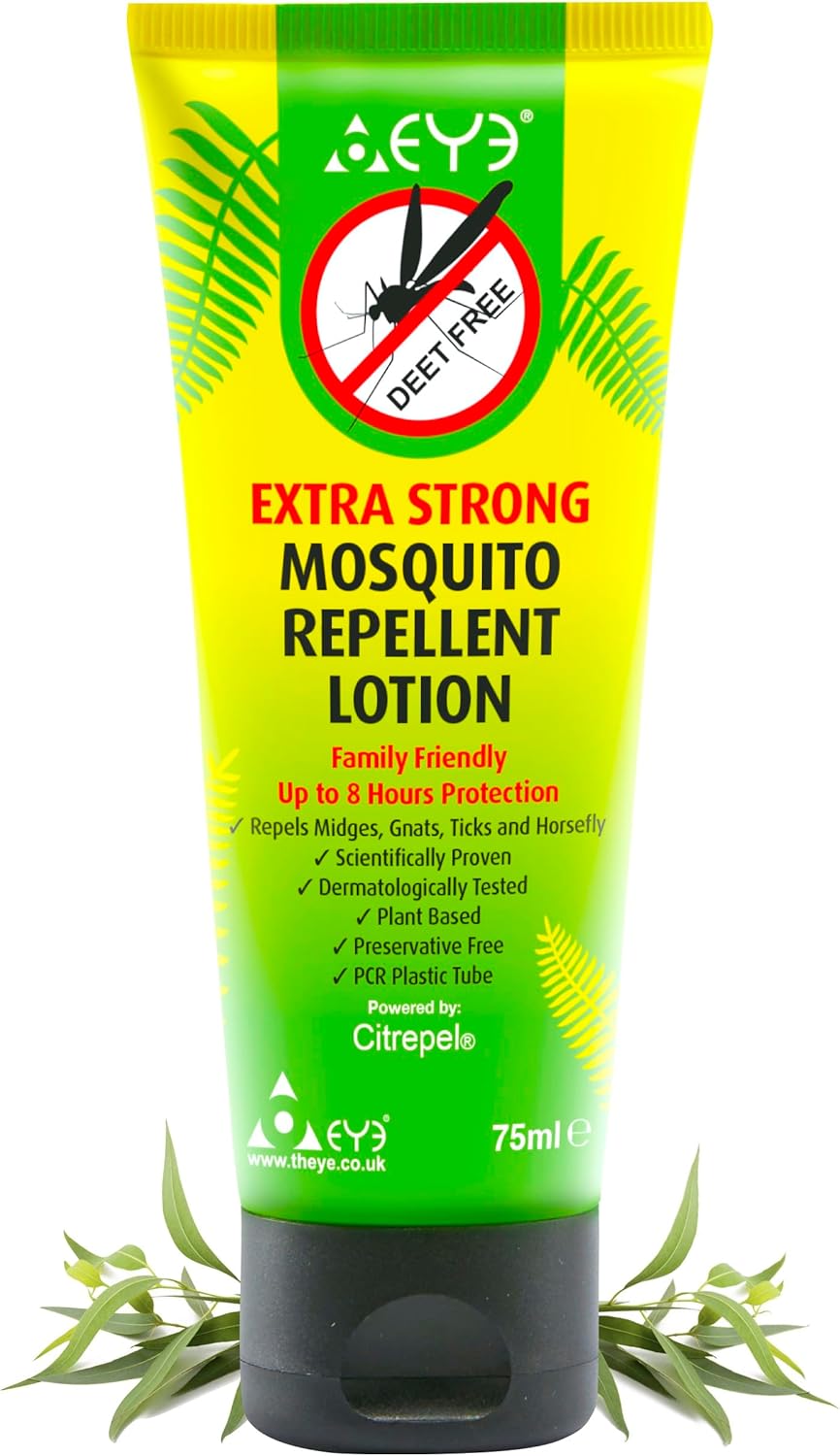 THEYE Mosquito Repellent Cream 75ml - Extra Strong/Tropical Strength ...