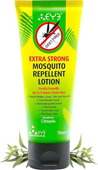 THEYE Mosquito Repellent Cream - Extra Strong/Tropical Strength - 100% ...