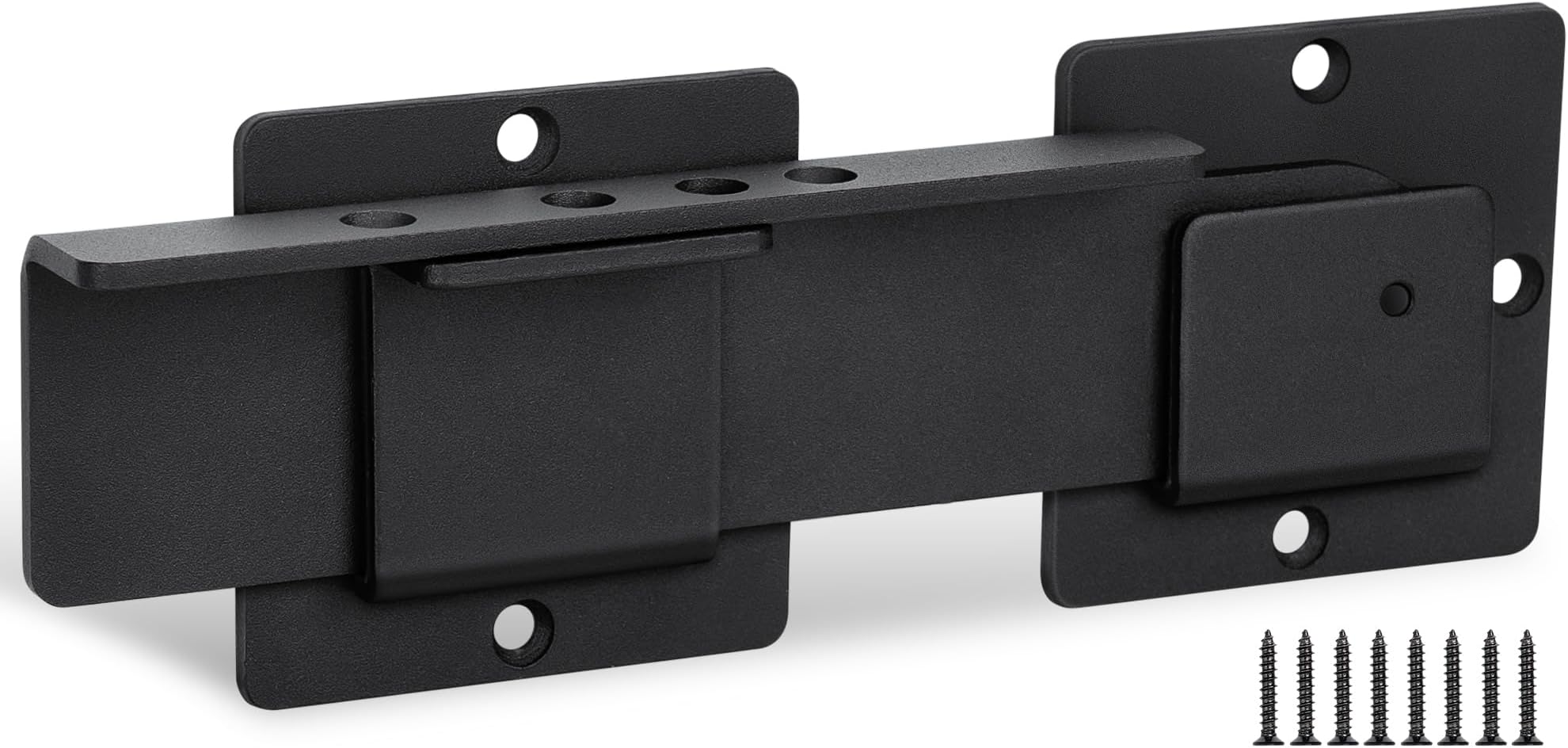 Amazon.com: KINJOUZ 9" Flip Gate Latch Lock with 4 Padlock Holes, 4mm ...