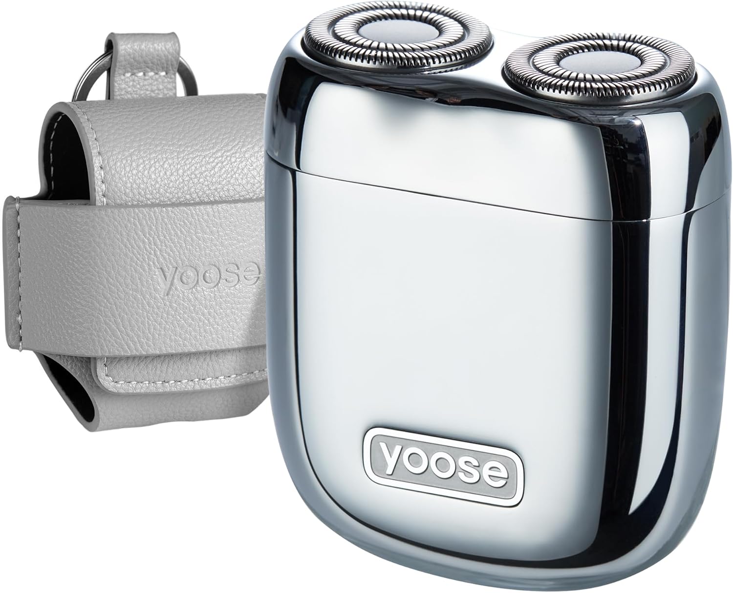 Amazon | yoose メンズ 電動 シェーバー miniシリーズ Silver シルバー 回転式 IPX7 防水 typeC 充電式 ...