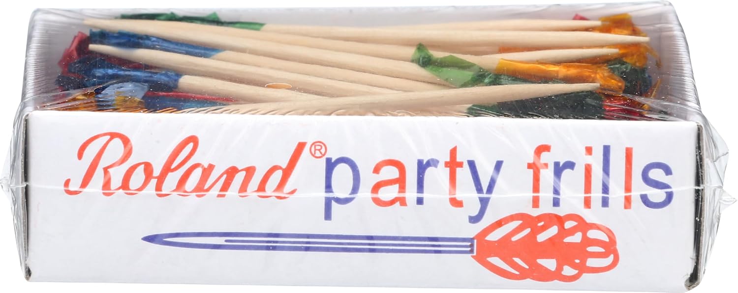 Amazon.com: ROLAND Party Frills Toothpicks, 48 CT : Home & Kitchen