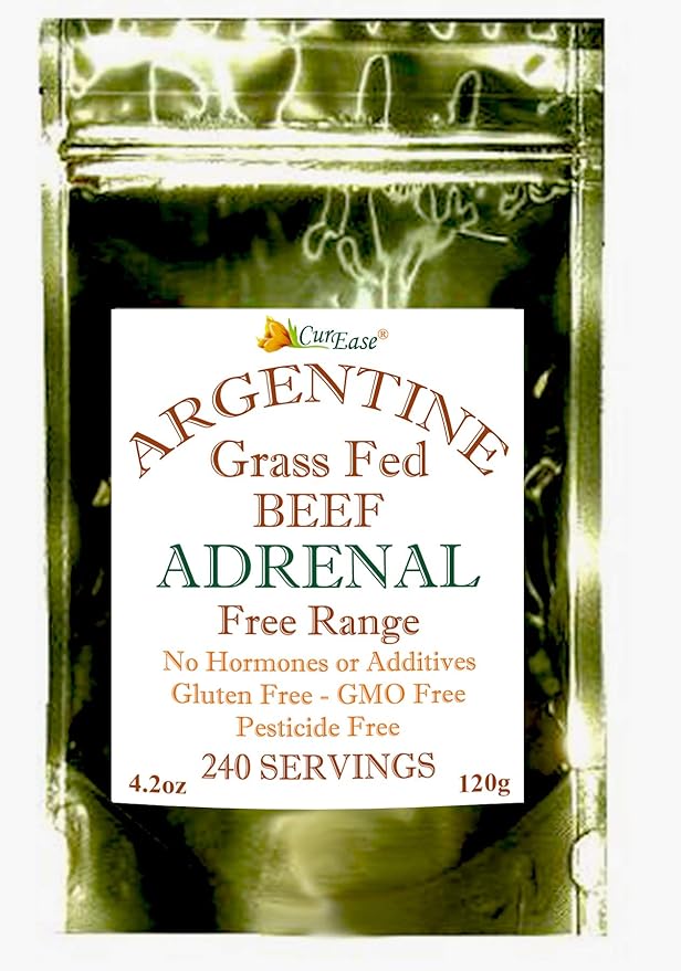 Amazon.com: CurEase Argentine Beef Adrenal Powder Grass Fed & Finished ...