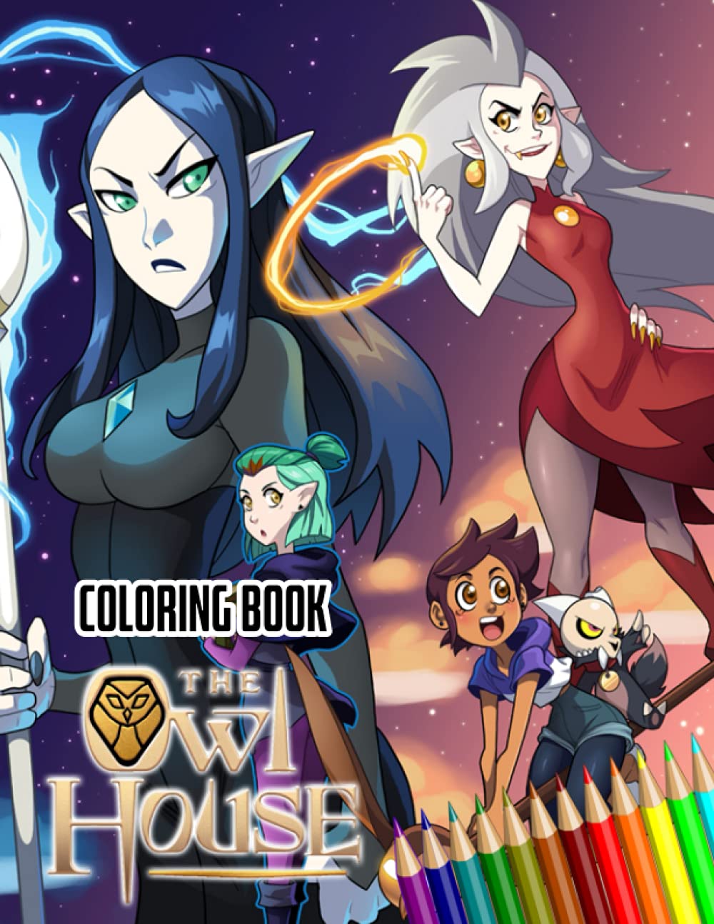 The Owl House Coloring Book Great Gifts For Painting Lovers ...