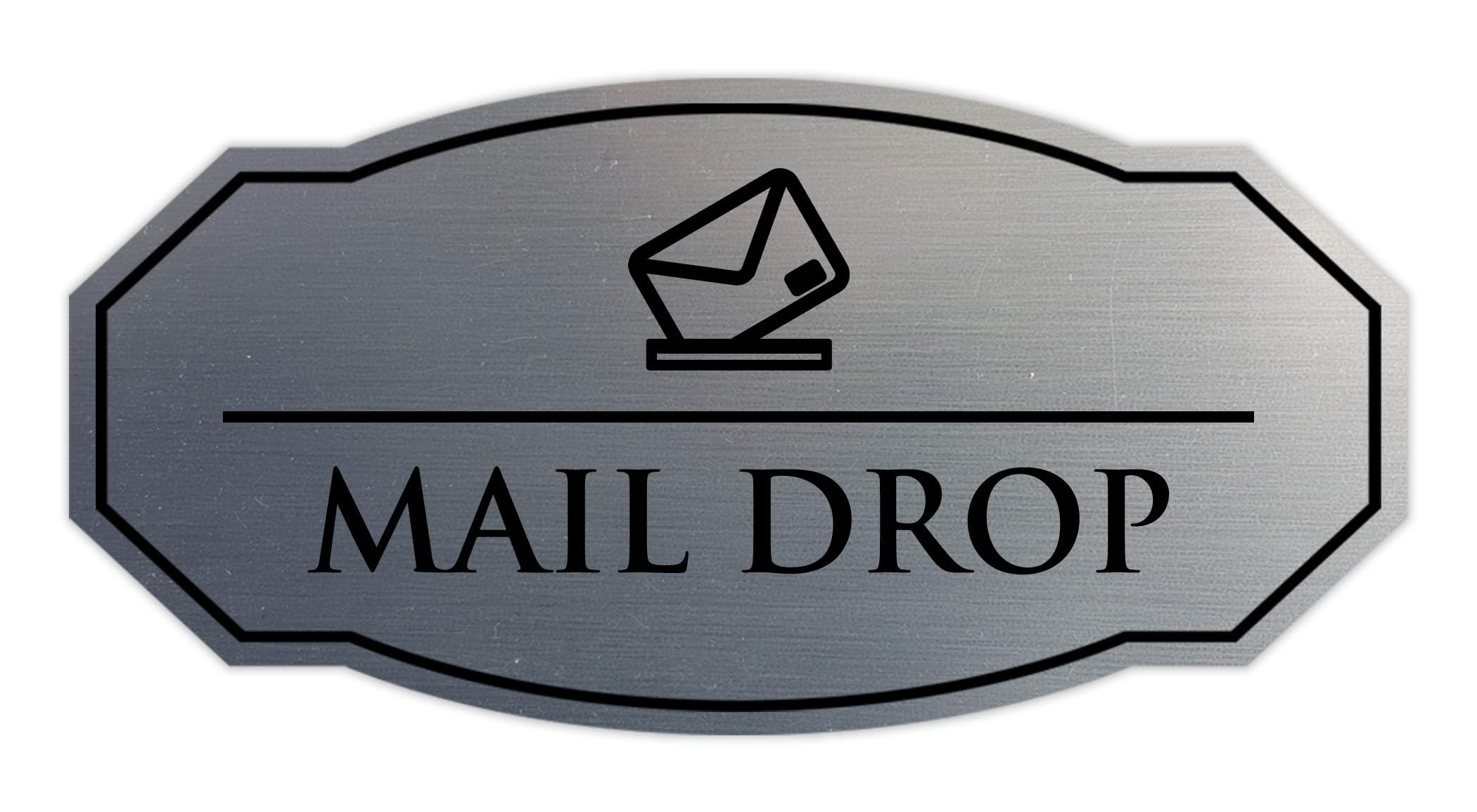 Amazon.com : Signs ByLITA Victorian Mail Drop Durable ABS Plastic ...