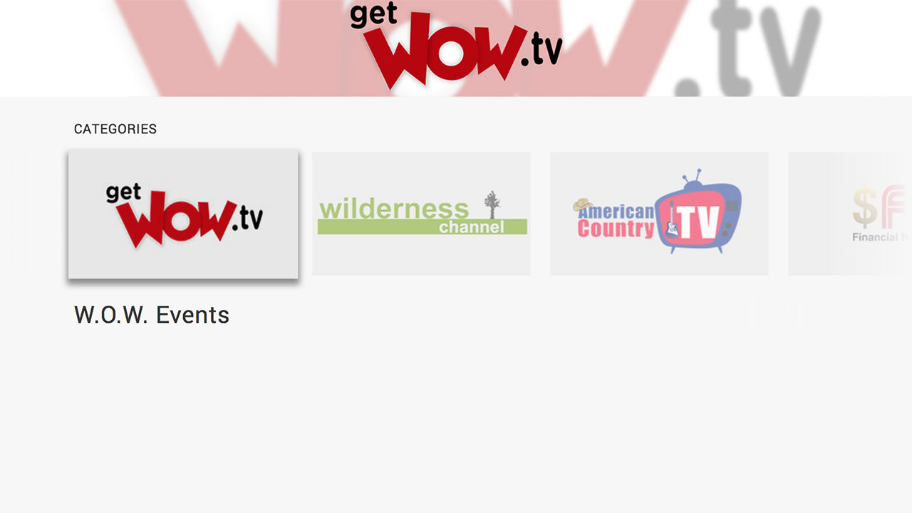 W.O.W. TV - App on Amazon Appstore