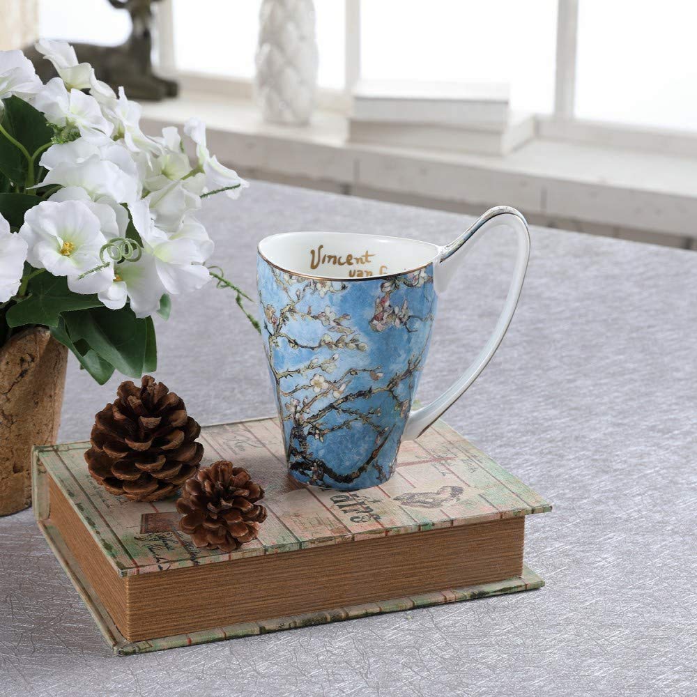 Snapklik.com : YBK Tech Bone China Coffee Mug, 16oz Large Tea Cup ...