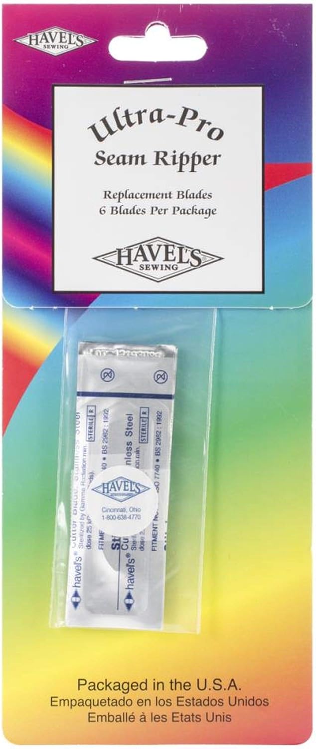 Amazon.com: Havels 18906 Ultra Pro Seam Ripper Replacement Blades 6/Pkg
