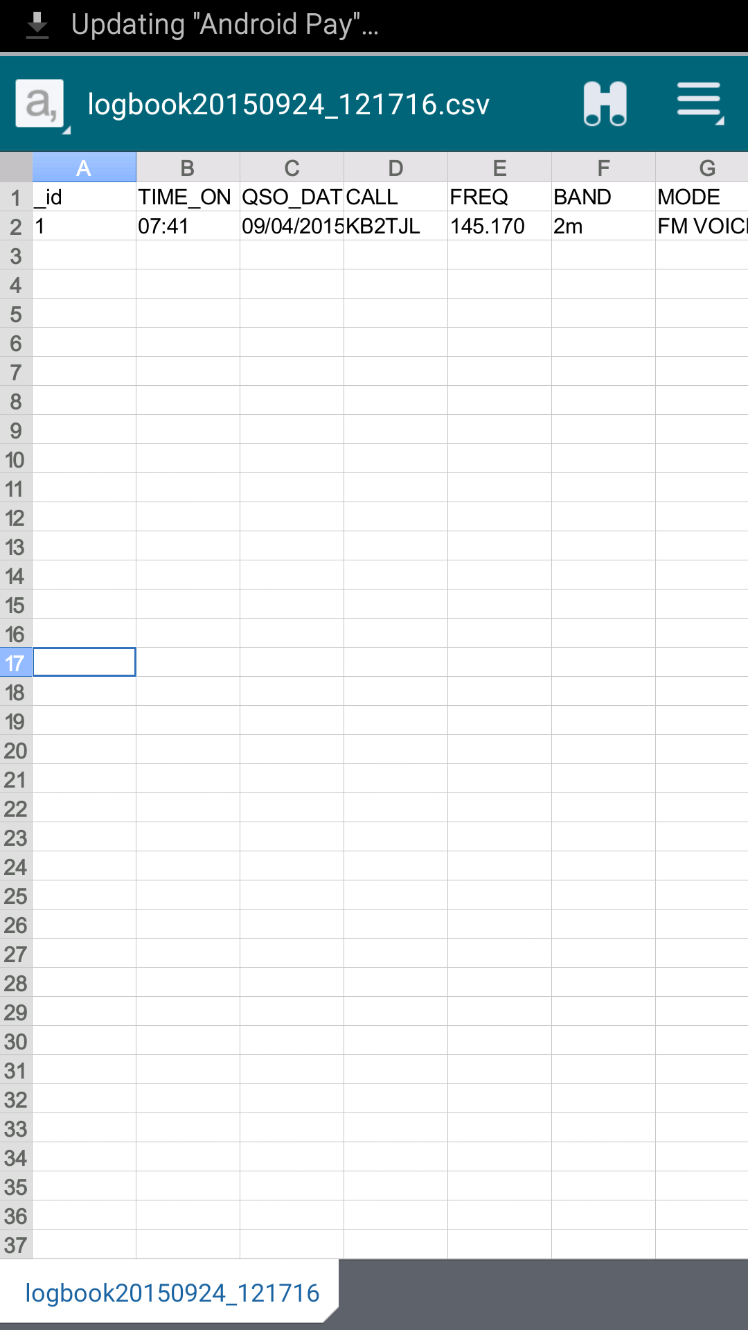 Ham Radio LogBook - App on Amazon Appstore