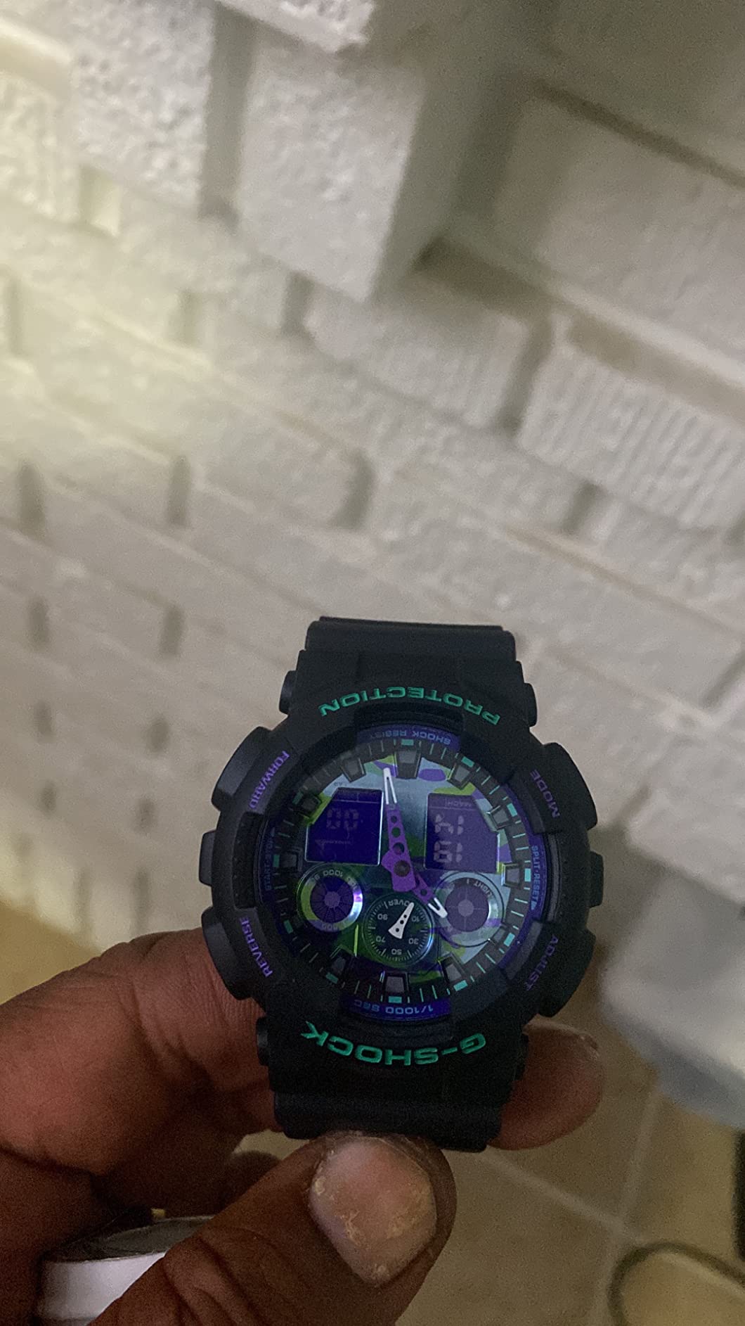 $15/mo - Finance Mens G-Shock Virtual Black Metallic Analog/Digital ...