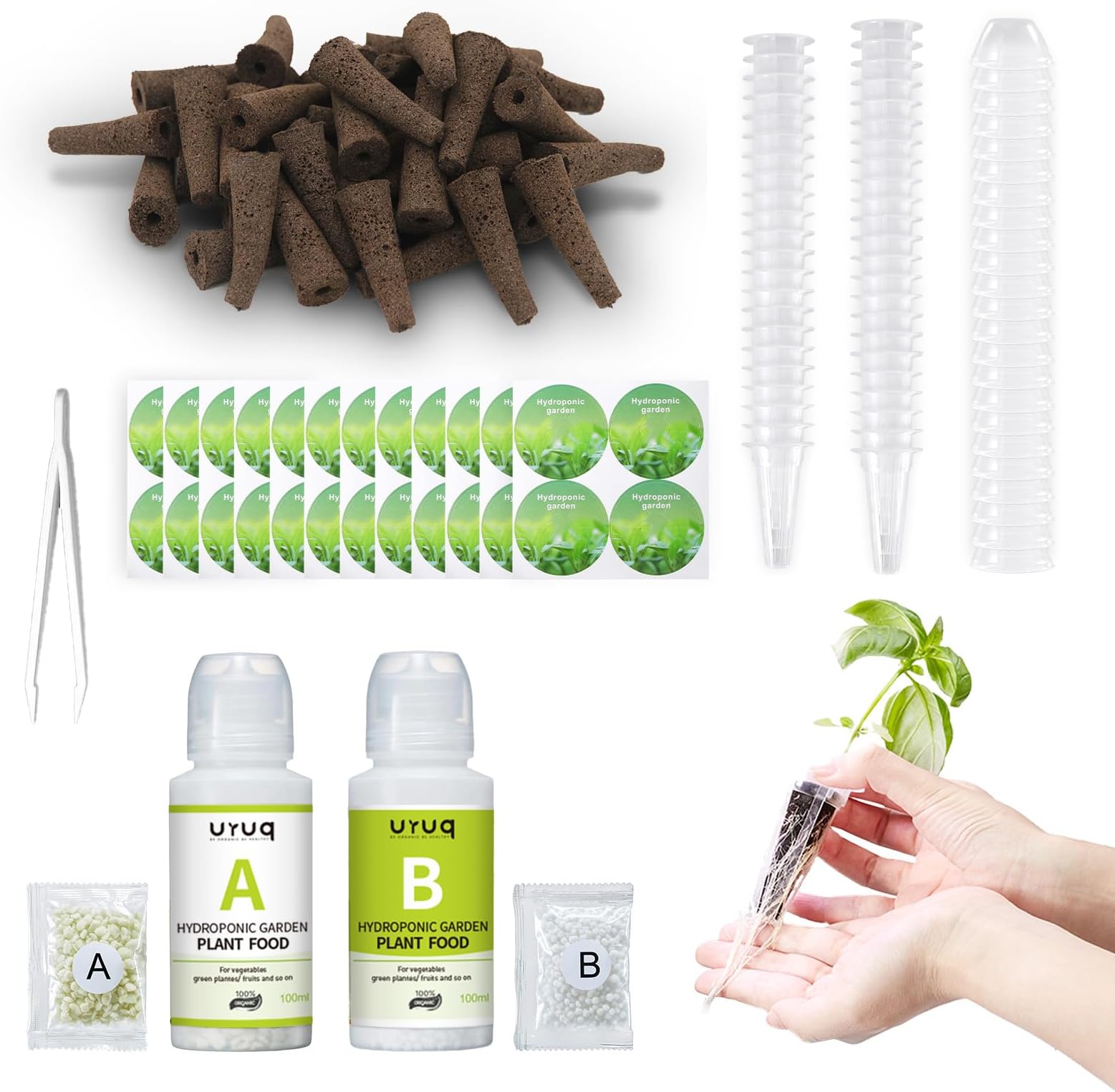 Amazon.com : Hydroponic Pods Supplies iFarm 74Pcs : Affordable Grow ...
