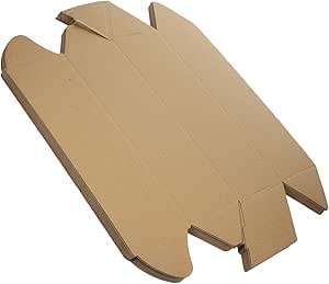 Amazon.com: OUNONA 10pcs Mailing Tub Corrugated Cardboard Box Triangle ...