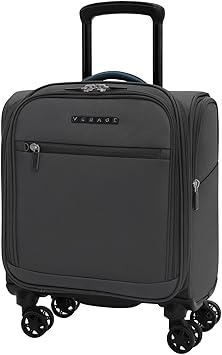 Amazon.com | Verage Under Seat Luggage with Wheels, Softside Small Suitcase Spinner Carry On ...