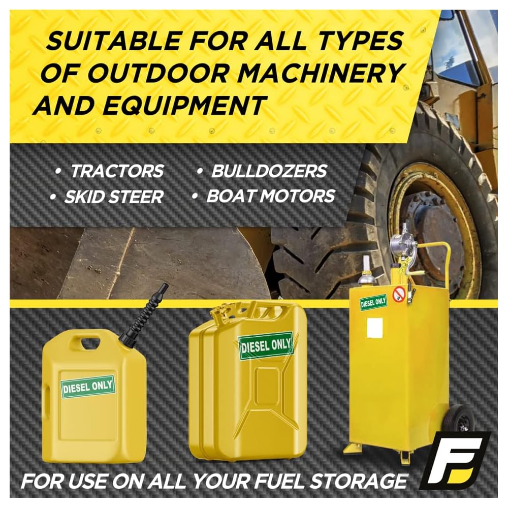Buy Diesel Stickers for Fuel Tank - Diesel Only Sticker - Fuel Labels ...