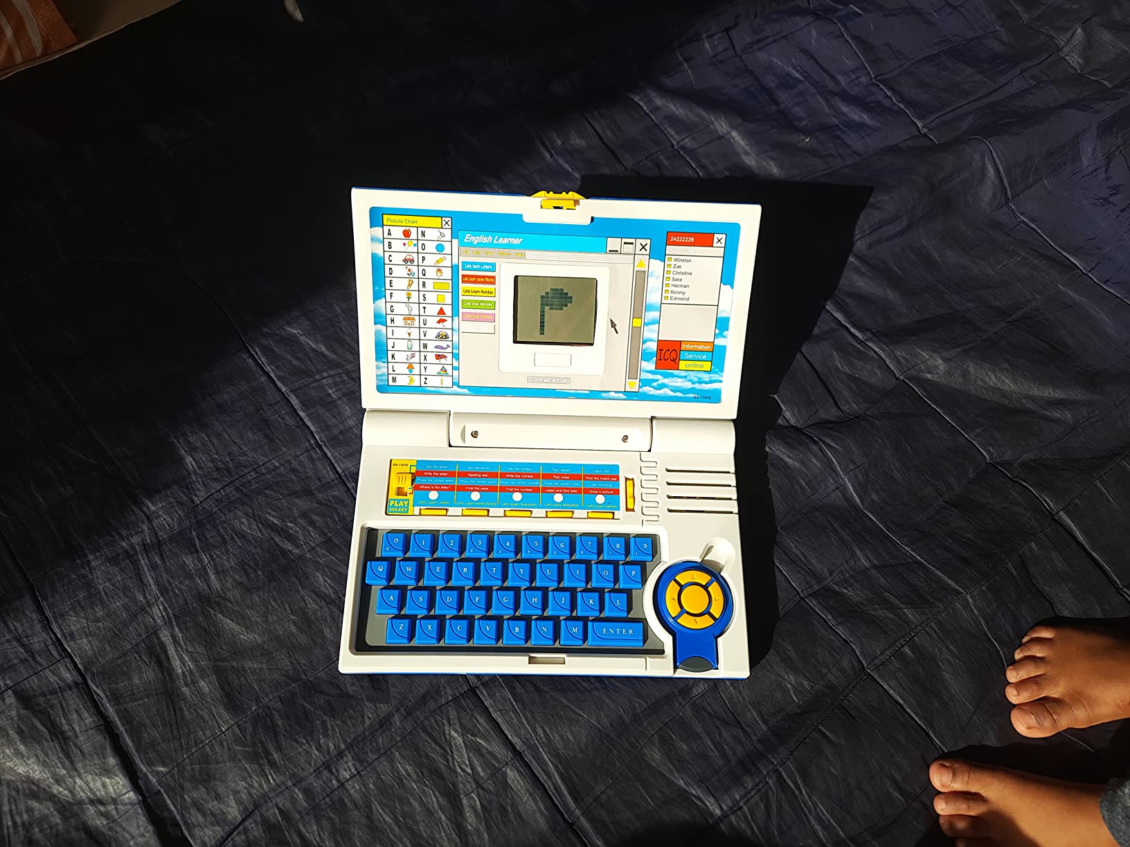 Techno Buzz Deal® Kids Fun English Learner Educational Laptop for 20 ...