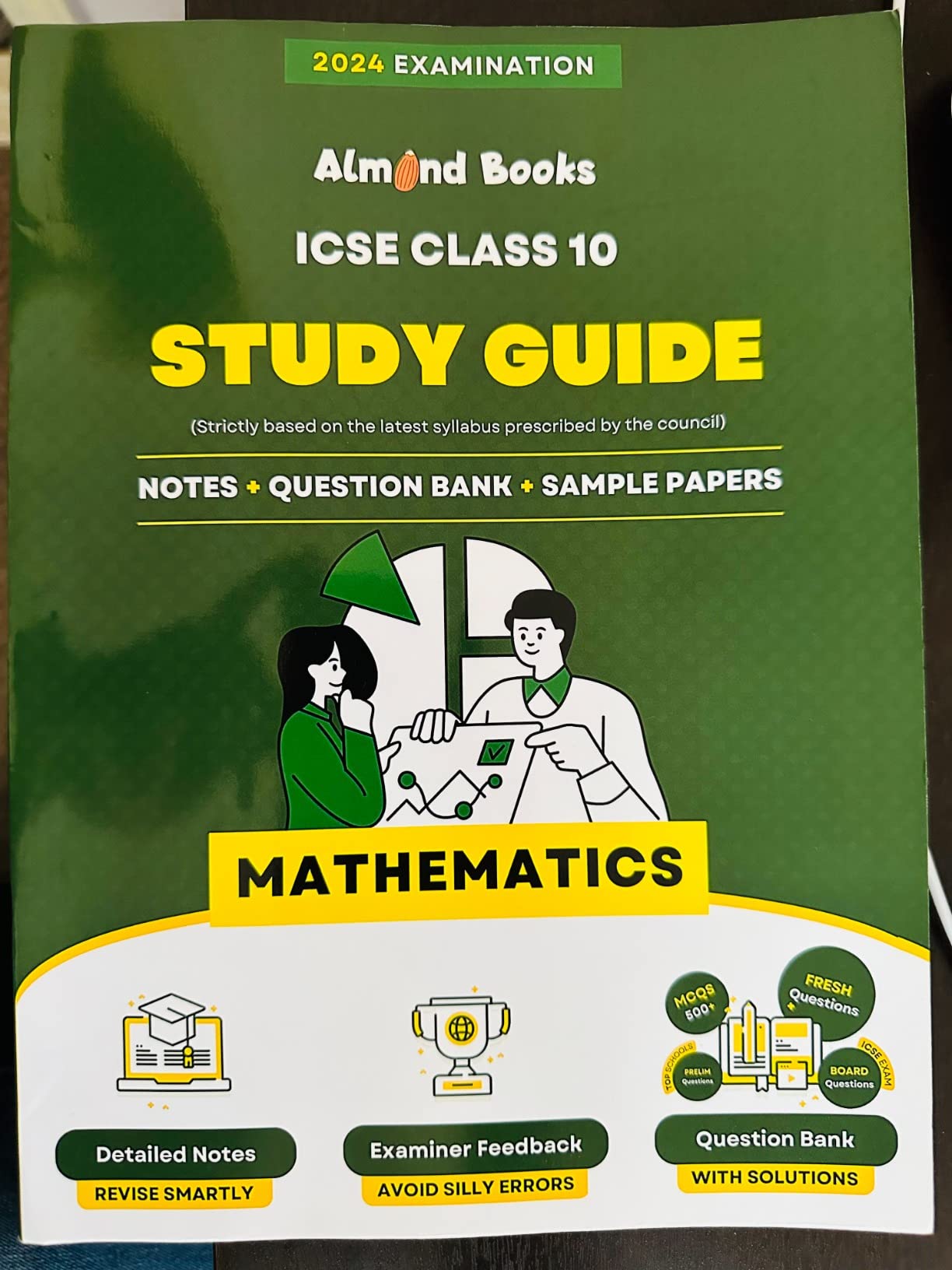 Almond Books MATHS Study Guide for ICSE Class 10 for 2024 Exam ...