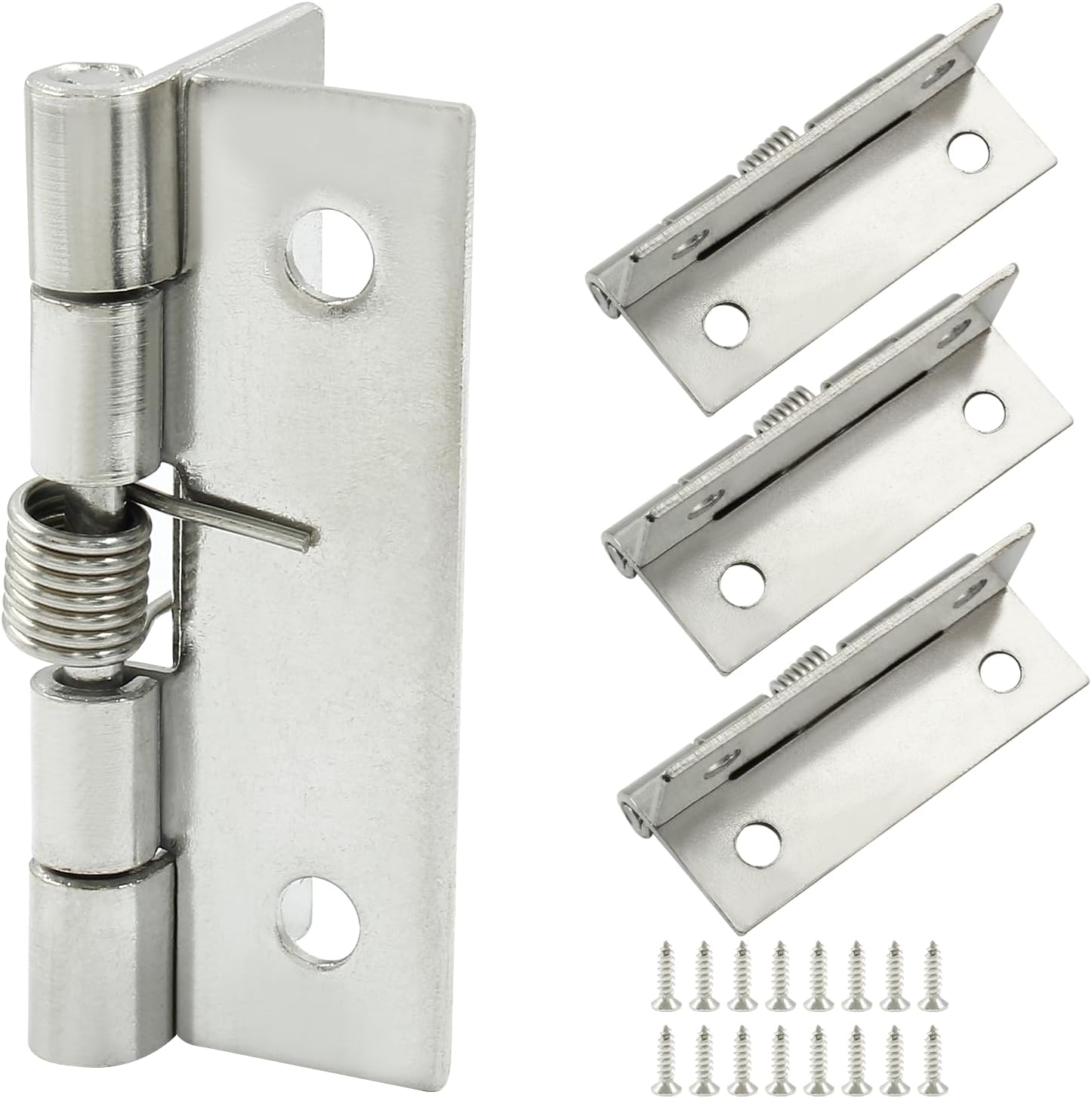 Hitefu 4PCS Spring Hinges, 2 Inch Small Self Opening Hinge Spring ...