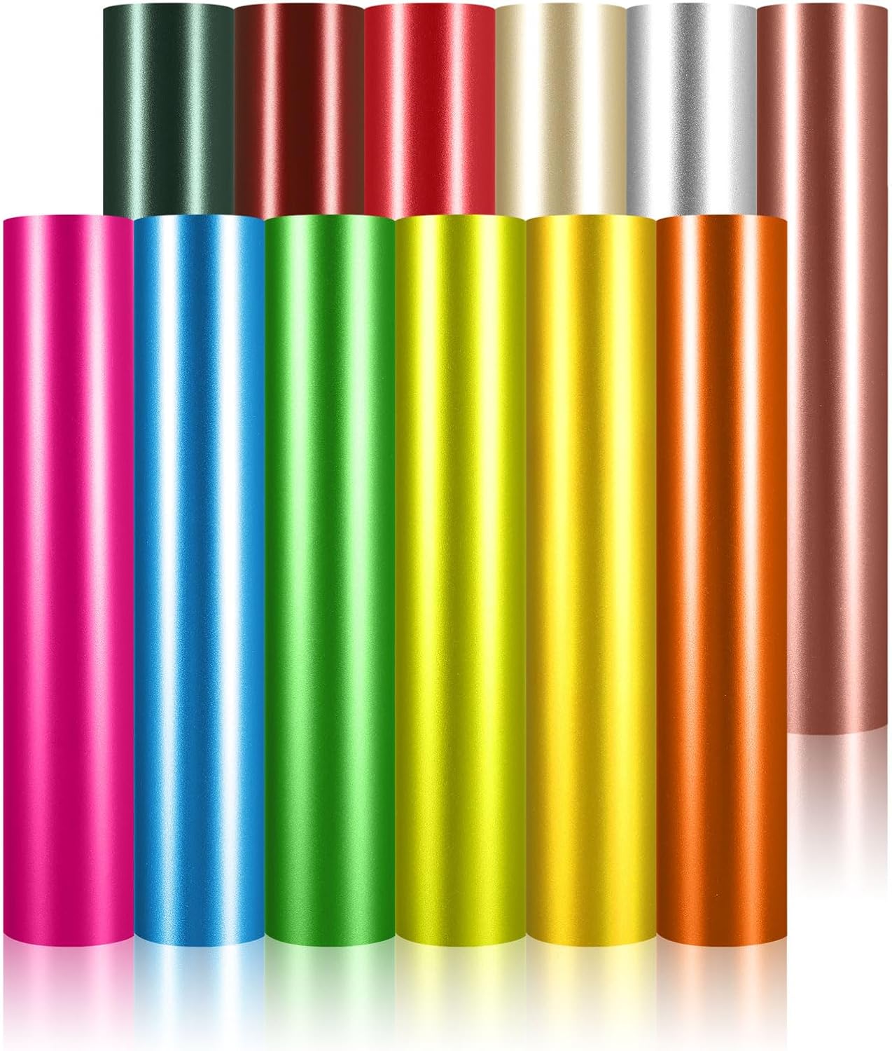 Amazon.com: TECKWRAP Metallic Chrome Matte Adhesive Craft Vinyl ...