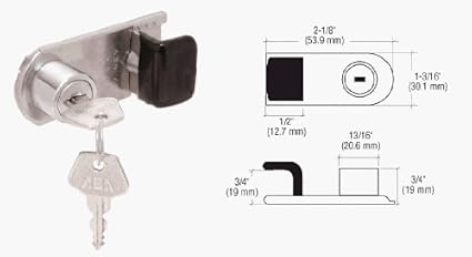 CRL "Z" Type Slideguard Lock - Cabinet And Furniture Locks - Amazon.com