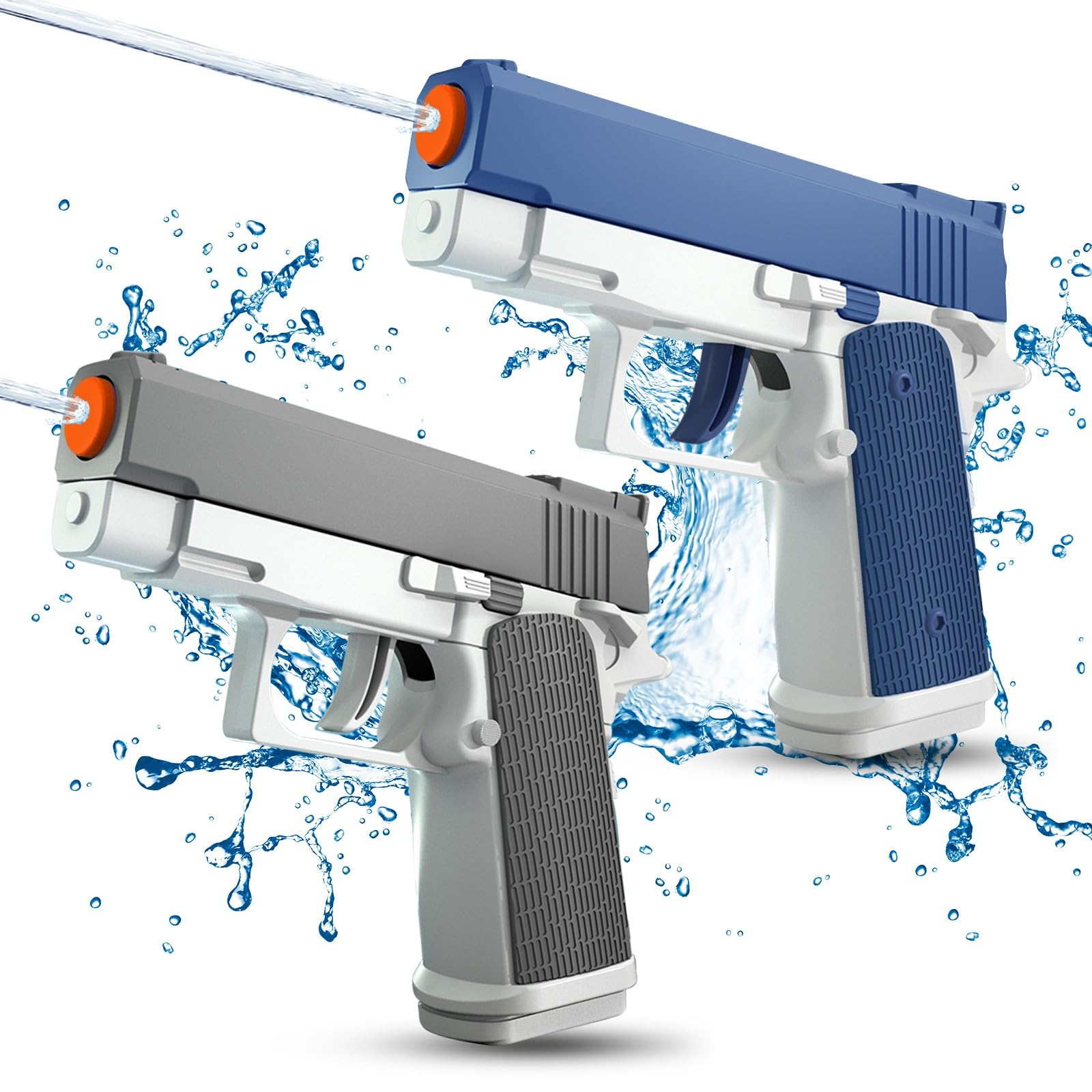 Amazon.com: 2 Pack Water Guns for Kids - Squirt Gun Water Blaster ...
