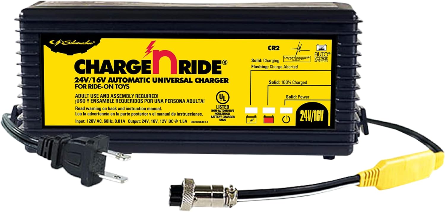 Amazon.com: Schumacher Electric Charge 'n Ride Universal Battery ...