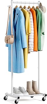 Amazon.com: MISSLO Small Clothes Racks for Hanging Clothes Clothing ...