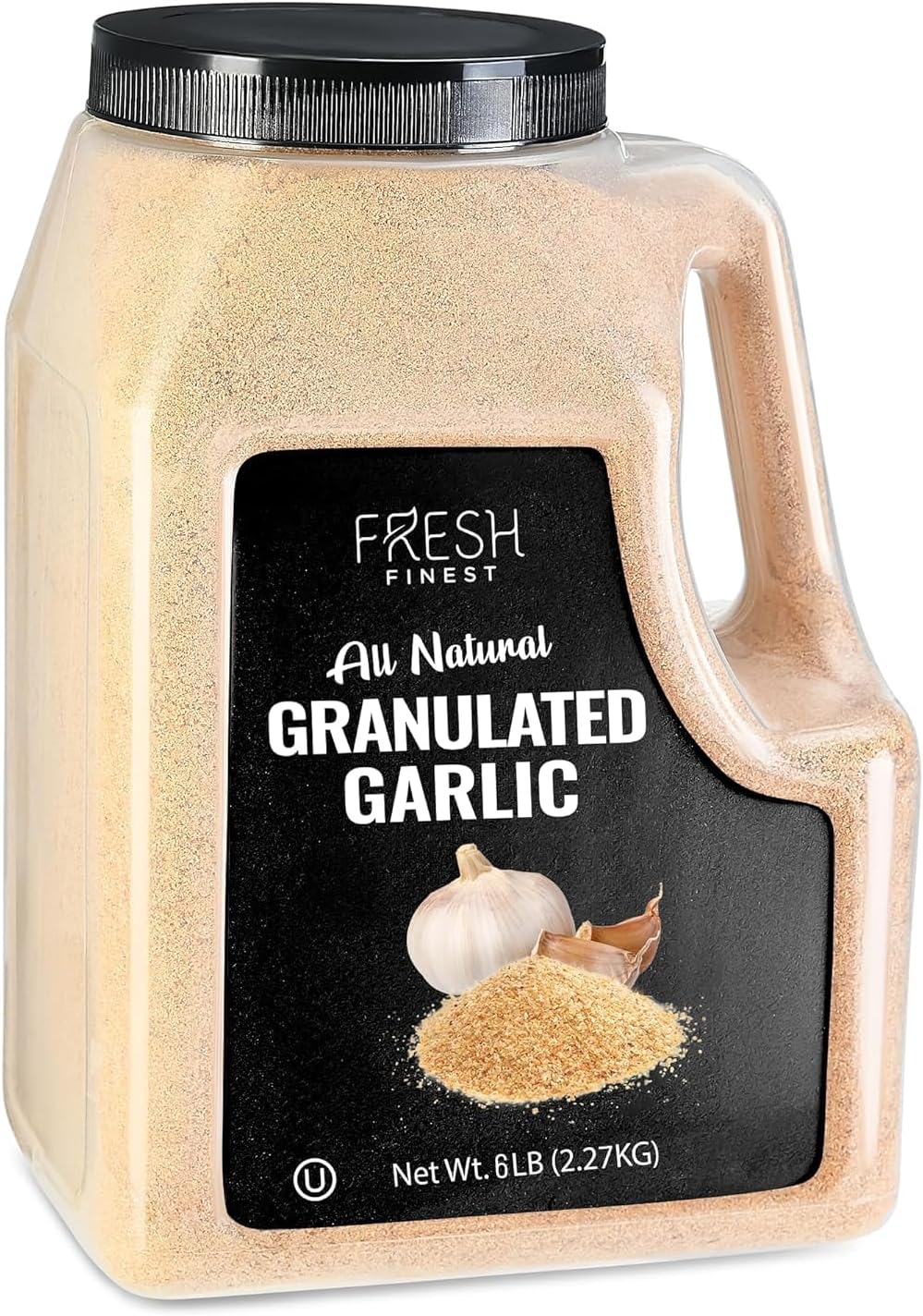 Amazon.com: Fresh Finest Granulated Garlic Seasoning - Bulk 6 LB ...