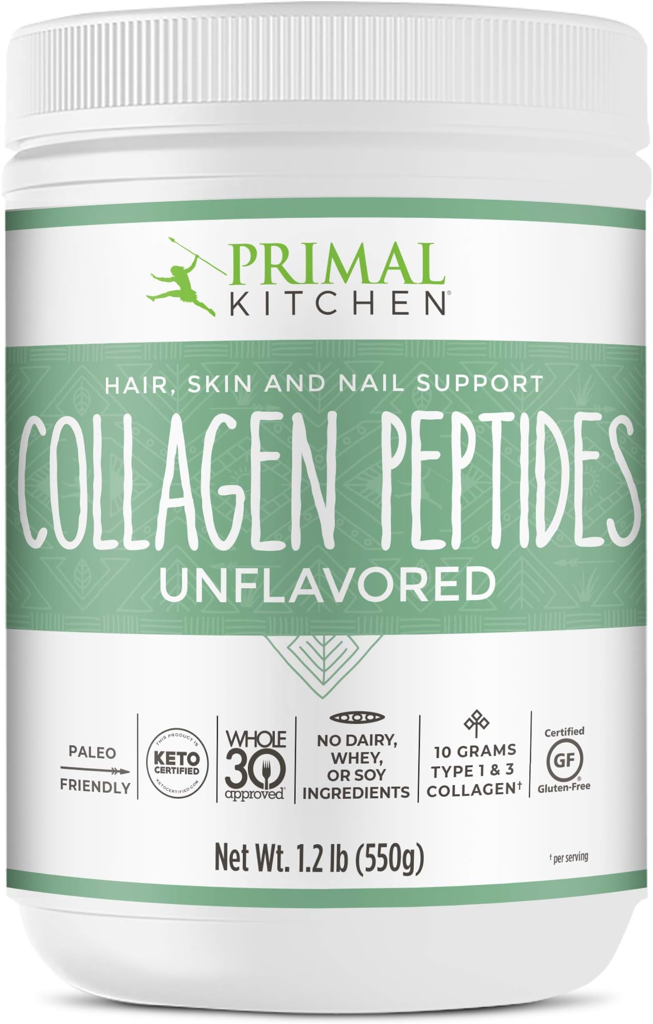 Amazon.com: Primal Kitchen Collagen Peptides, Unflavored Collagen ...