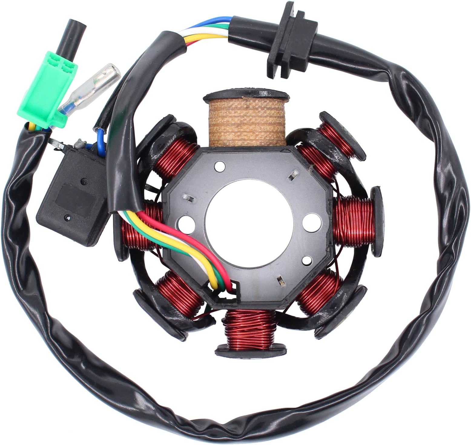 Amazon.com: XtremeAmazing 8 Pole 8 Coil Magneto Stator Ignition Coil ...